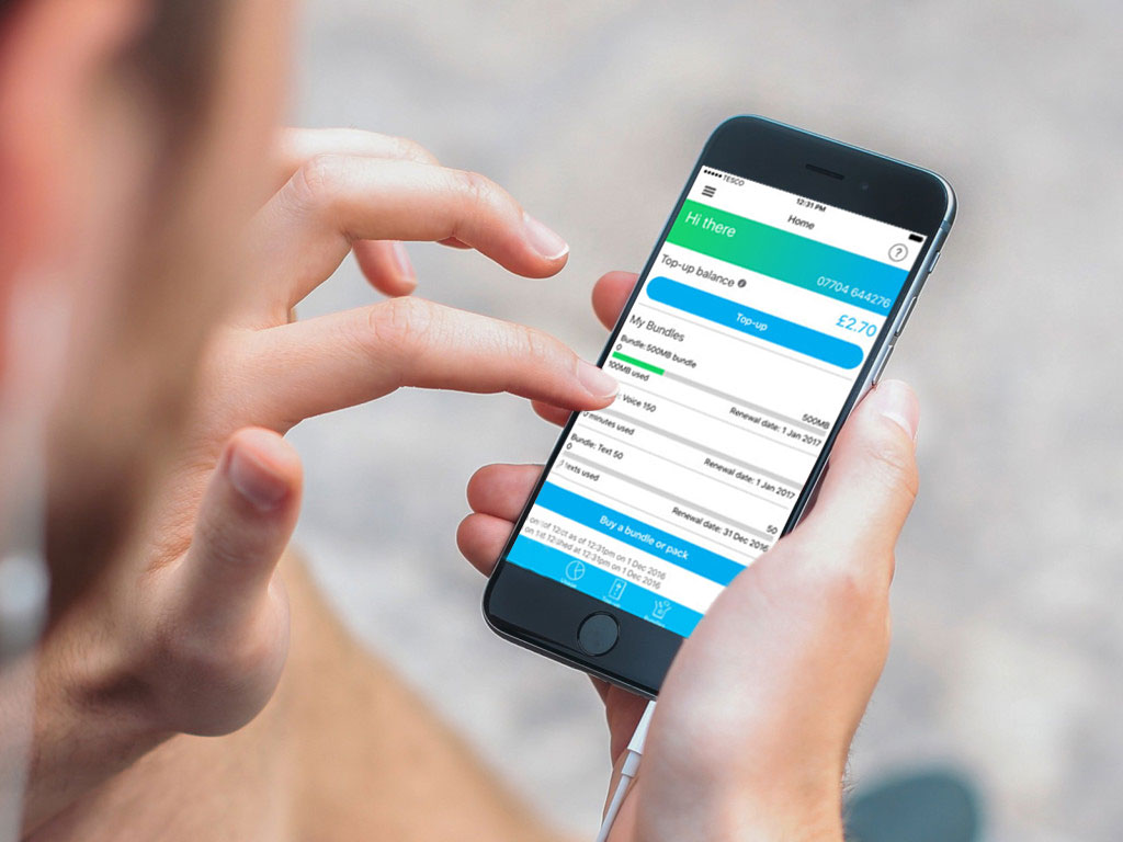 Creating a slick user experience with the Tesco Mobile App